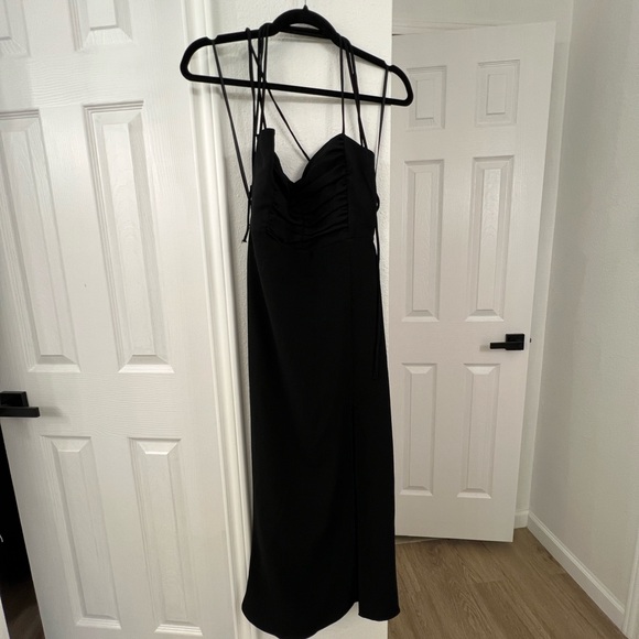 Zara | Dresses | Zara Black Backless Dress | Poshmark